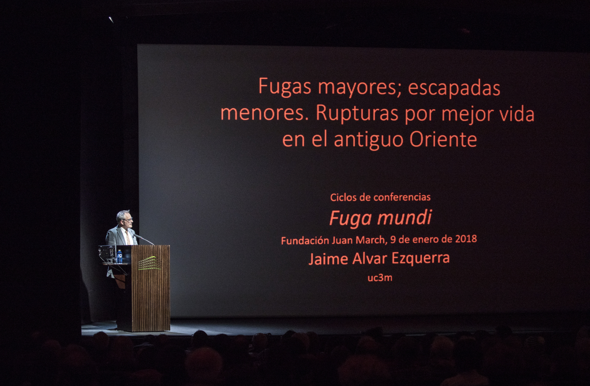 Jaime Alvar. Ciclos de conferencias: Fuga mundi (I). Fugas mayores ...