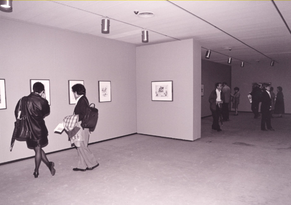 Vista parcial de la exposición Expresionismo abstracto. Obra sobre ...