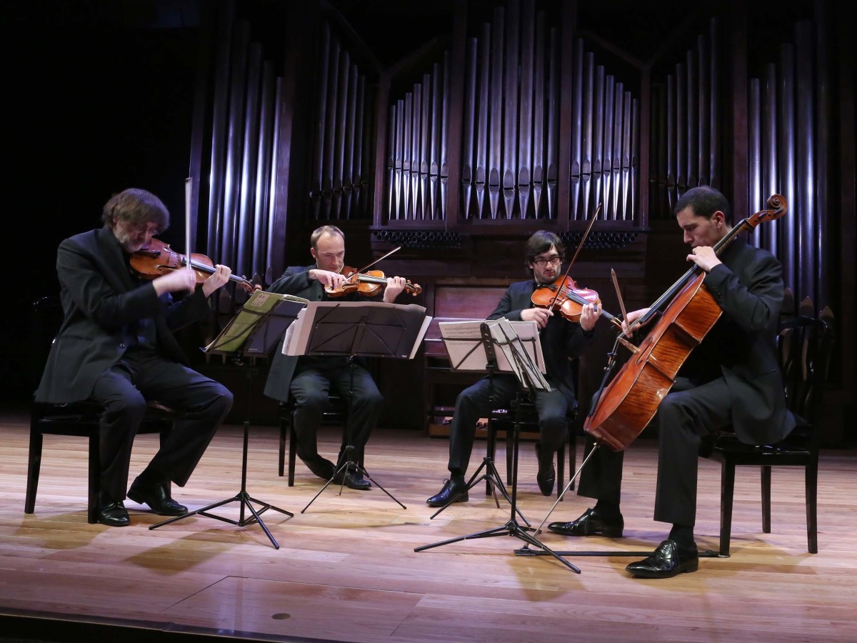 Marc Danel, Gilles Millet, Vlad Bogdanas y Guy Danel. Concierto ...
