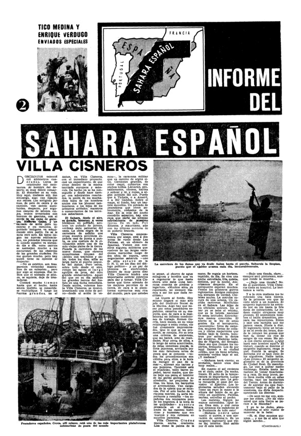 Informe del Sahara español - Archivo Linz de la Transición española ...
