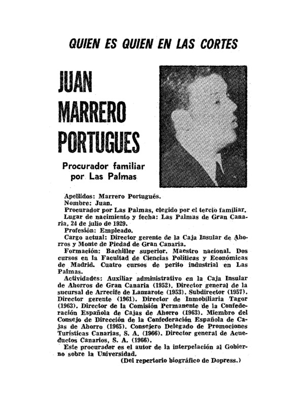 Juan Marrero Portugués - Archivo Linz de la Transición española ...