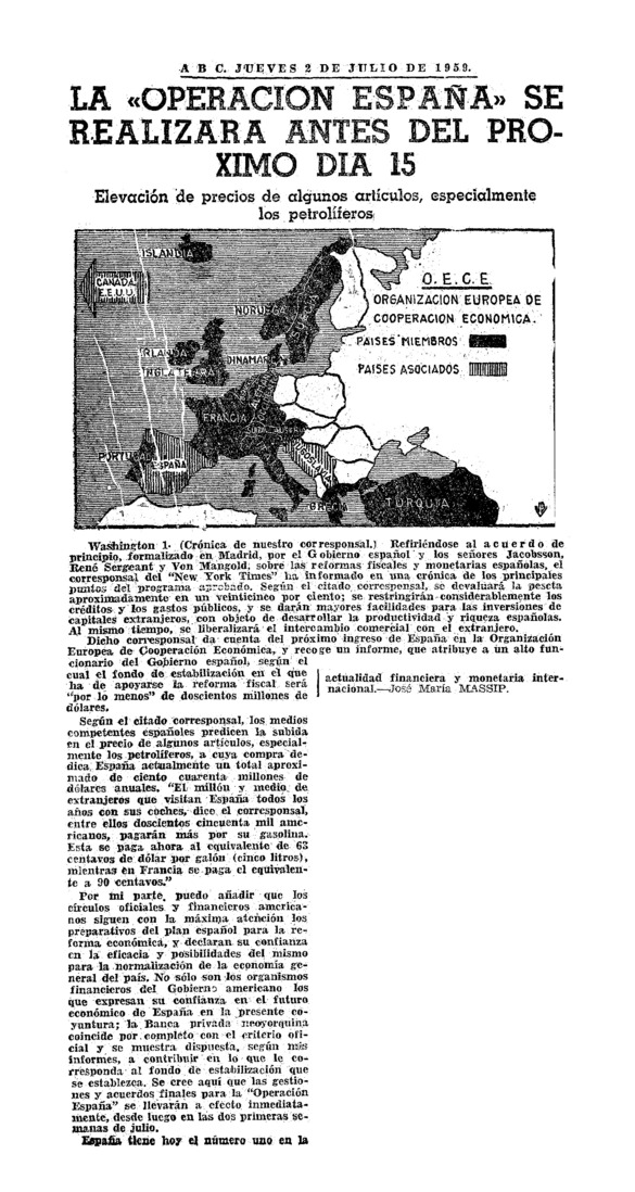 La Operación España se realizará antes del próximo día 15 - Archivo ...