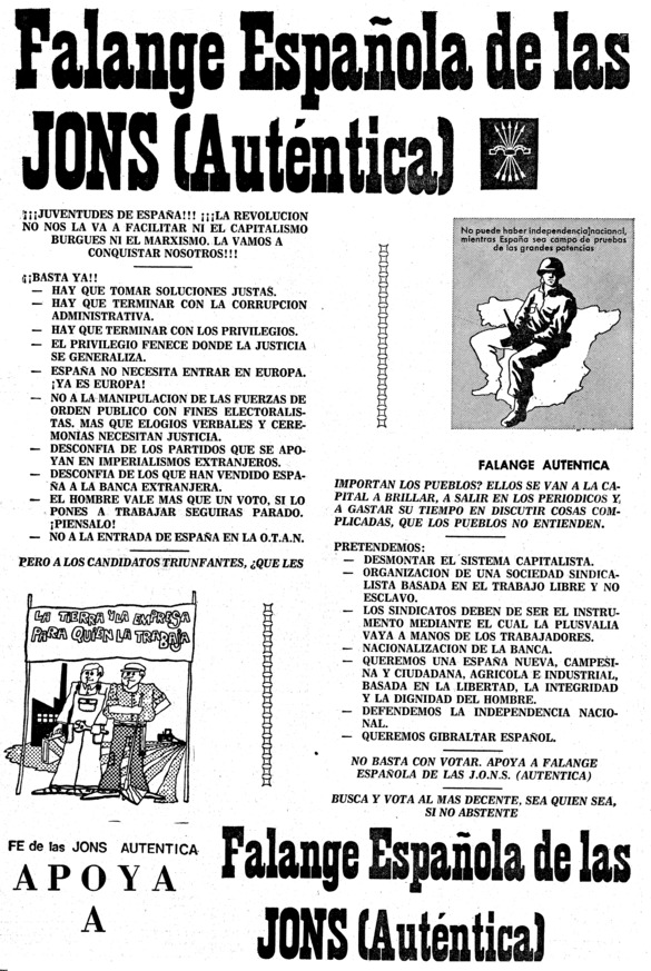 Falange Española de las JONS (Auténtica) - Archivo Linz de la ...