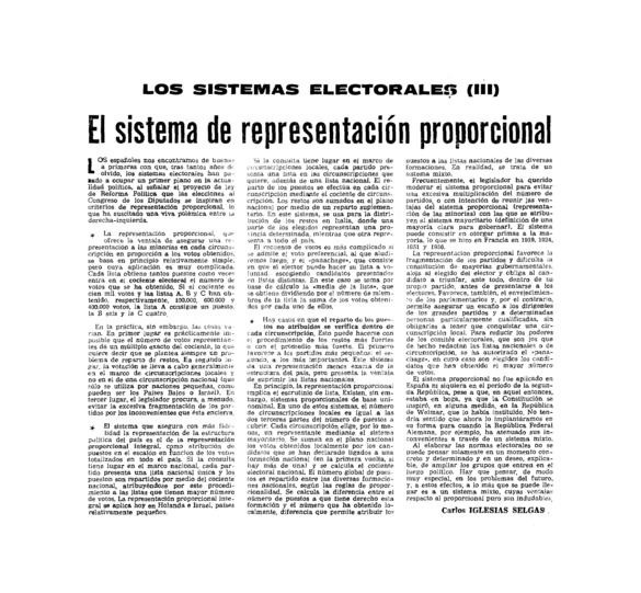 El sistema de representación proporcional - Archivo Linz de la ...