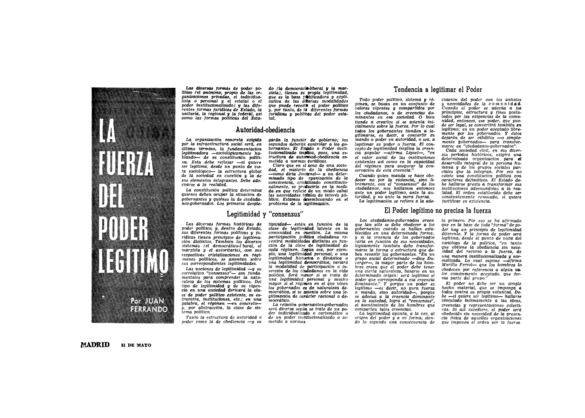 La fuerza del poder legítimo - Archivo Linz de la Transición española ...